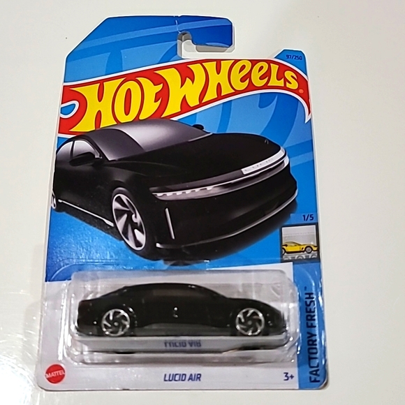 Toys | Hot Wheels Car Black Lucid Air | Poshmark